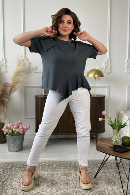 Футболка 2122 графит Rumoda купить в интернет магазине Велесмода